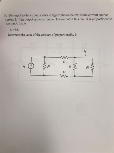 Solved The Input To The Circuit Shown In Figure Shown Chegg