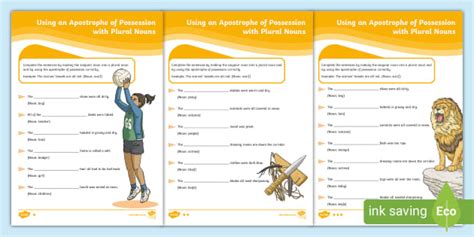 Plural Vs Possessive Worksheet Tpt Worksheets Library