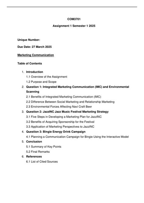 com3701 assignment 1 100 complete answers semester 1 2025 due 27