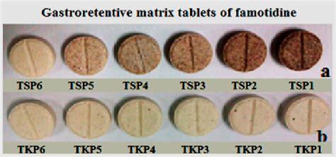Floating Gastroretentive Matrix Tablets Of Famotidine Prepared Using