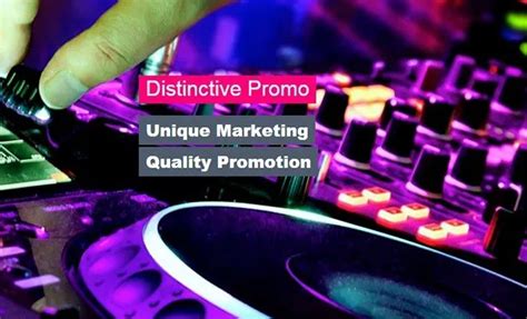 To All Independent Artists And Record Labels Distinctive Promo Is Built To Support Your New