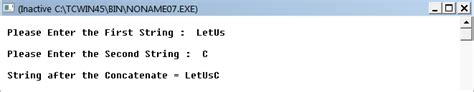 A Great Platform For Education C Program To Concatenate Two Strings