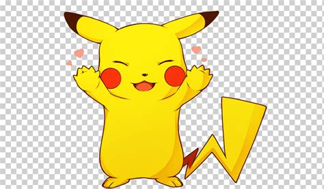 Pikachu Покемон Арт Аниме, Пикачу, чиби, цветок, хвост png | Klipartz