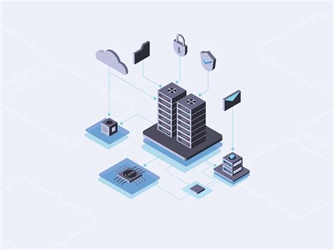 Isometric Data Center Illustration By Slamet Sugiarto On Dribbble