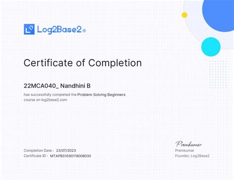 Nandhini Bharanidharan On Linkedin Successfully Completed The Problem
