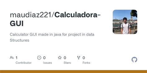 GitHub Maudiaz Calculadora GUI Calculator GUI Made In Java For Project In Data Structures