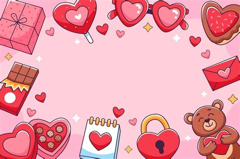 Valentine Background Cartoon Images Free Download On Freepik