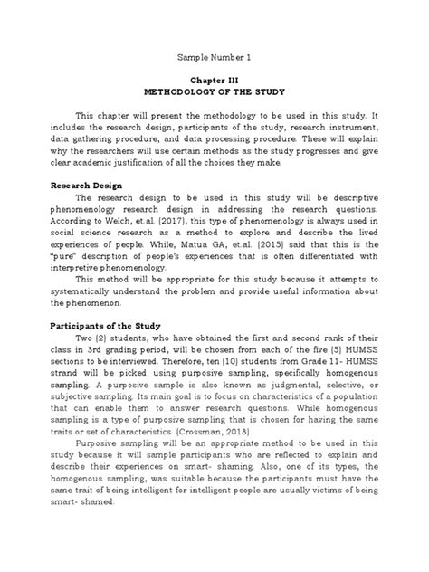 Sample Research Methodology Pdf