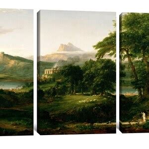 Thomas Cole The Course Of Empire The Arcadian Pastoral State 1836