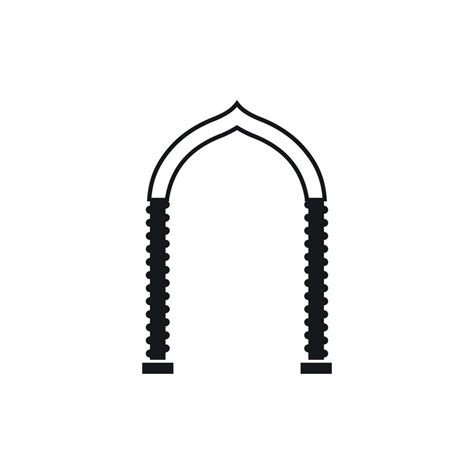 Arch Icon Simple Style 14428140 Vector Art At Vecteezy
