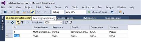 How To Connect SQL Database In ASP NET Using C And Insert And View The Data Using Visual Studio