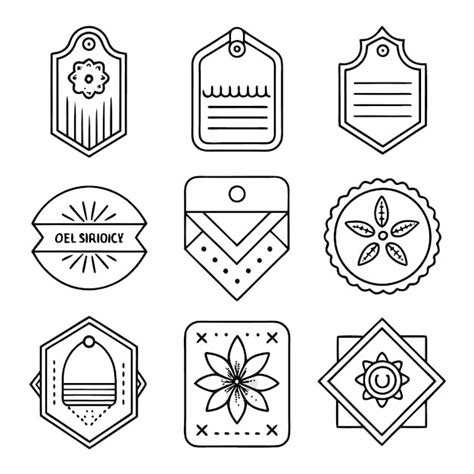 Premium Vector Collection Of Vintage Badge And Tag Design Elements
