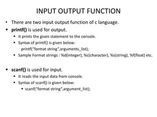 Introduction To C Programming PPT