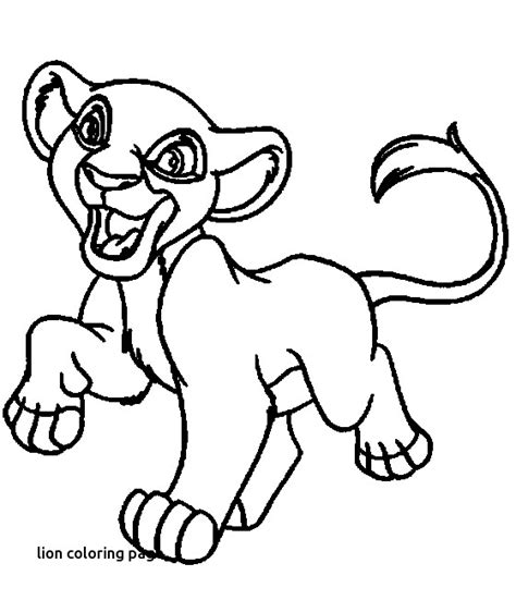 Lion King Coloring Pages Kiara At Getcolorings Com Free Printable Colorings Pages To Print And