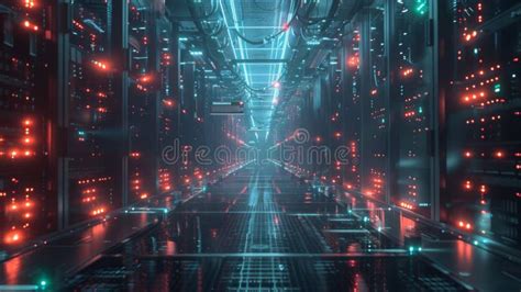 Ai Energy Consumption Massive Data Centers In Industrial Space Stock