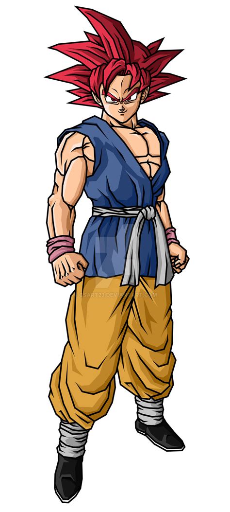 Goku Gt Ssjg By Csart23 On Deviantart