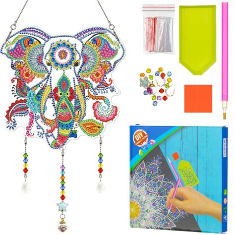 Комплект за бродиране на слонче Domzpaneli Многоцветен Emag Bg