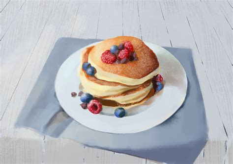 Pancake Drawing Realistic