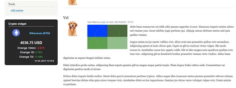 Crypto Widget Drupal Org