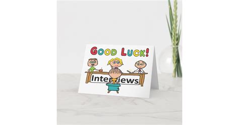 Good Luck Interview Card Zazzle