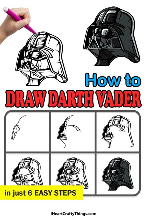 Darth Vader Drawing How To Draw Darth Vader Step By Step
