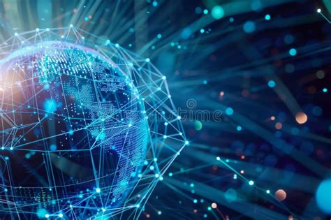 Global Network Connecting World Global Business And Communication