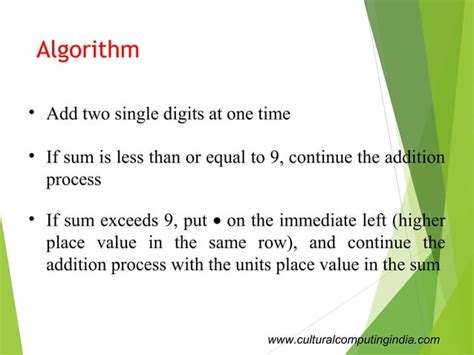 Vedic Mathematics Addition PPT