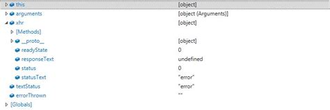 javascript ajax call causing xmlrequest network error 0x2ee2