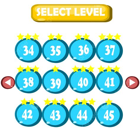 Levels Game Clipart Png Images Game Level Interface Select Select