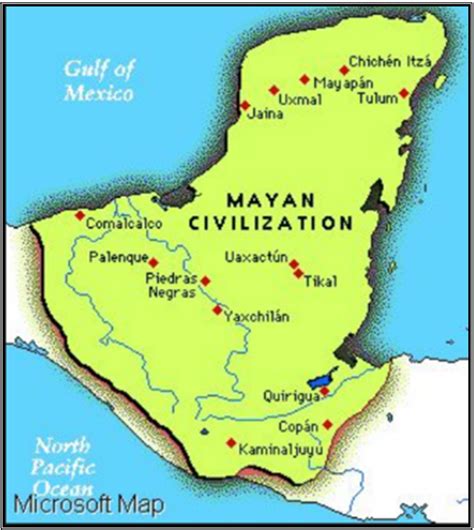 Maya Civilization Map Ancient Maya Civilisation Planet Archaeology