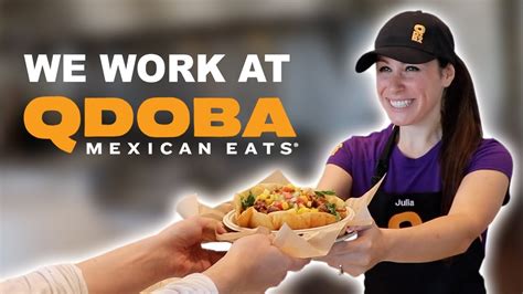 We Work At Qdoba For 1 Day Youtube