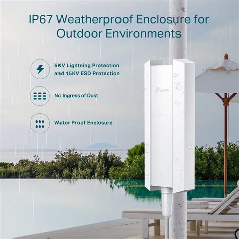 Tp Link Omada True Wifi6 Ax3000 Gigabit Outdoor Access Point Eap650