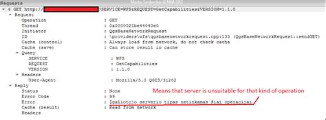 Qgis Desktop Wfs Getcapabilities Fails With Unexpected End Of File