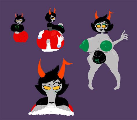Rule 34 Black Lips Blowjob Face Bulge Grey Skin Homestuck
