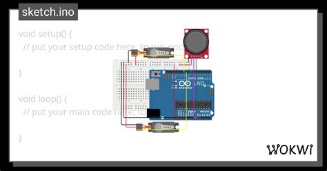 Joystick Controlled Laser Wokwi Esp32 Stm32 Arduino Simulator