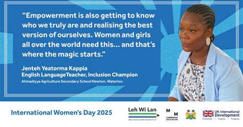 Sierraleone Internationalwomensday Iwd2025 Leh Wi Lan