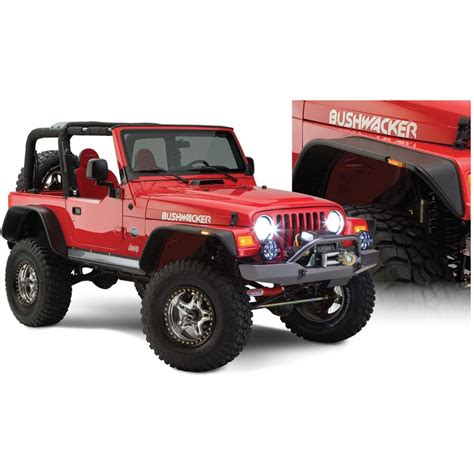 Bushwacker 10920 07 Flat Style Fender Flare Set Xdp