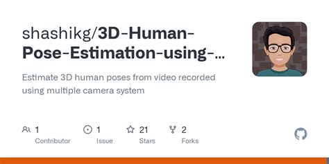 GitHub Shashikg D Human Pose Estimation Using Multi Camera Estimate D Human Poses From