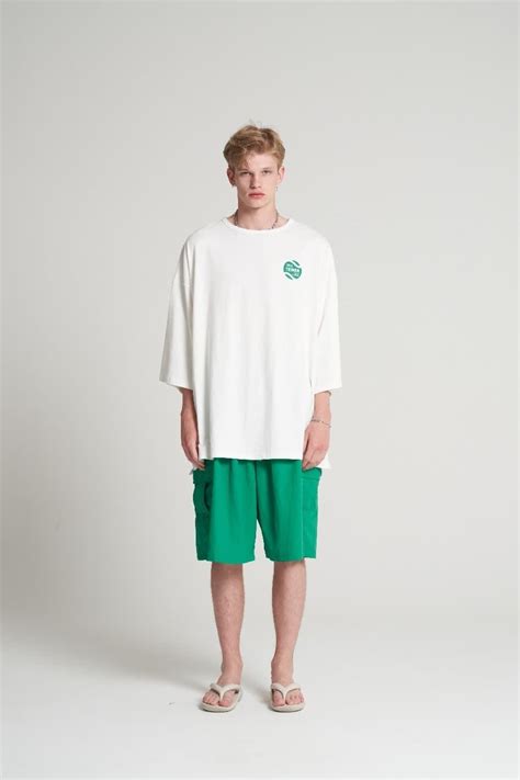 테니스 볼 7부 박스티 화이트 감도 깊은 취향 셀렉트샵 29cm