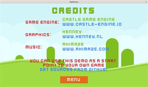 big update to “platformer” demo fixes and development coming soon