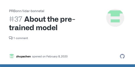 about the pre trained model · issue 37 · prbonn lidar bonnetal · github