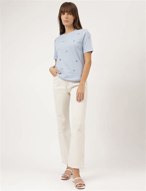 Buy Pure Cotton Printed Short Sleeves T Shirt At Marks And Spencer