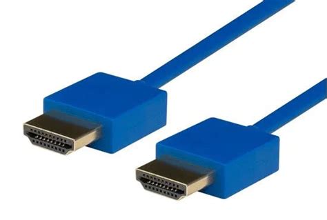 Dynamix 1m Hdmi Blue Nano High Speed With Ethernet Cable Designed Uhd