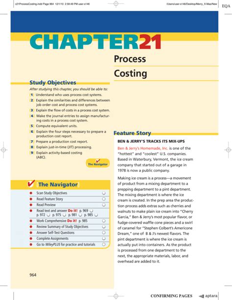 Chapter 21 Process Costing