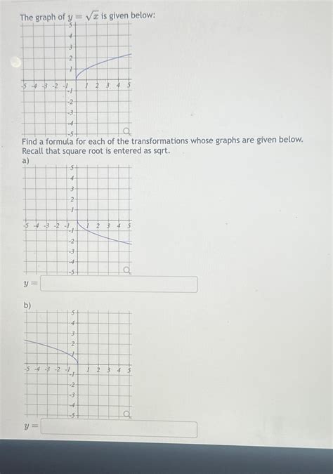 Solved Find A Formula For Each Of The Transformations Whose