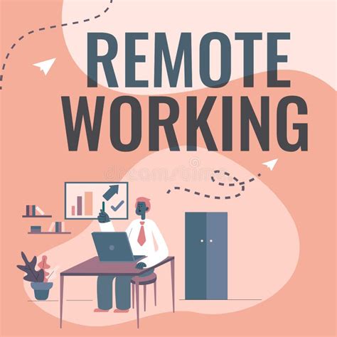 writing displaying text remote working business idea style that allows