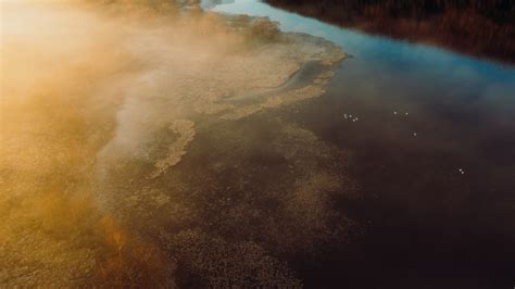 노르웨이의 숲이 있는 장엄한 호수 위로 일출 구름의 공중 보기 0명에 대한 스톡 사진 및 기타 이미지 0명 12월 겨울 Istock