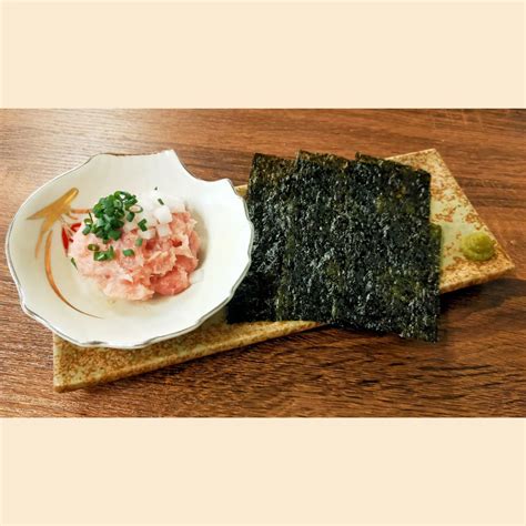 まぐろたたき 韓国のり 巻いて食べる たべてみて 佐野 Tabete－mite～‐たべてみて～ Facebook