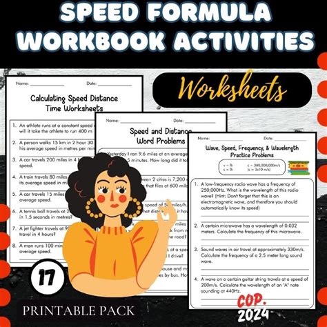 Speed Formula Worksheet Made By Teachers