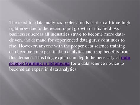 Ppt From Data Science Novice To Analytics Pro Importance Of Data Science Training Powerpoint